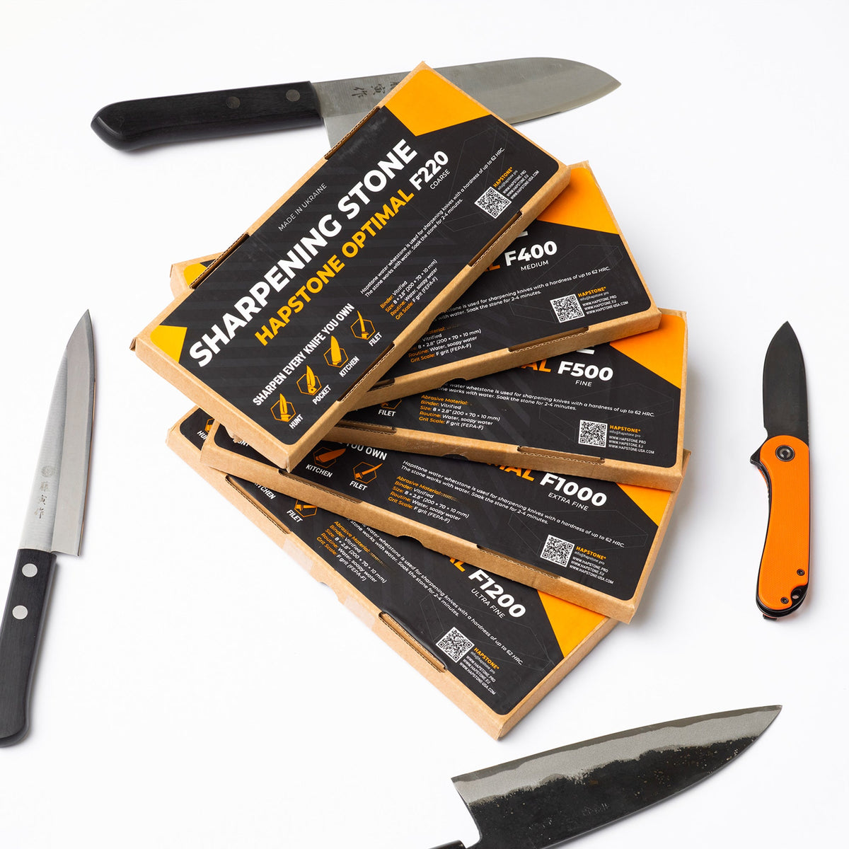 Hapstone Optimal Bench Stone – Full-Size Water Stone for Knife ...